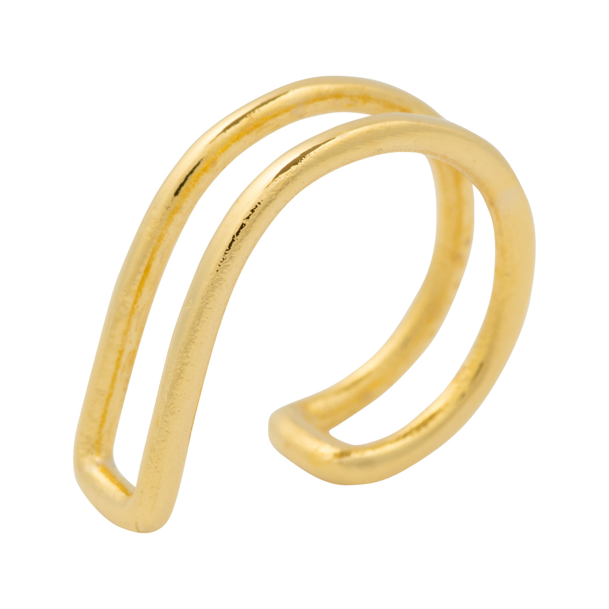 DOUBLE BAR EAR CUFF – Locked And Layered